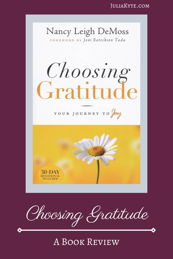 Choosing Gratitude Book Review - Committing My Way